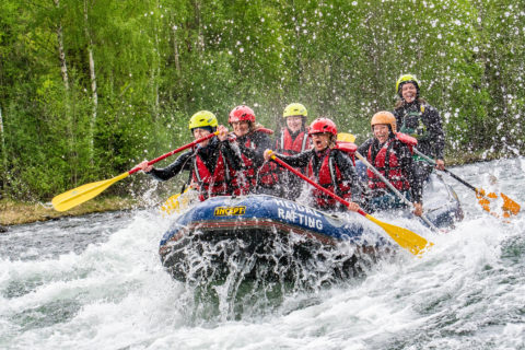 Heidal Rafting in Sjoa river. Wet, wild, and wonderful!